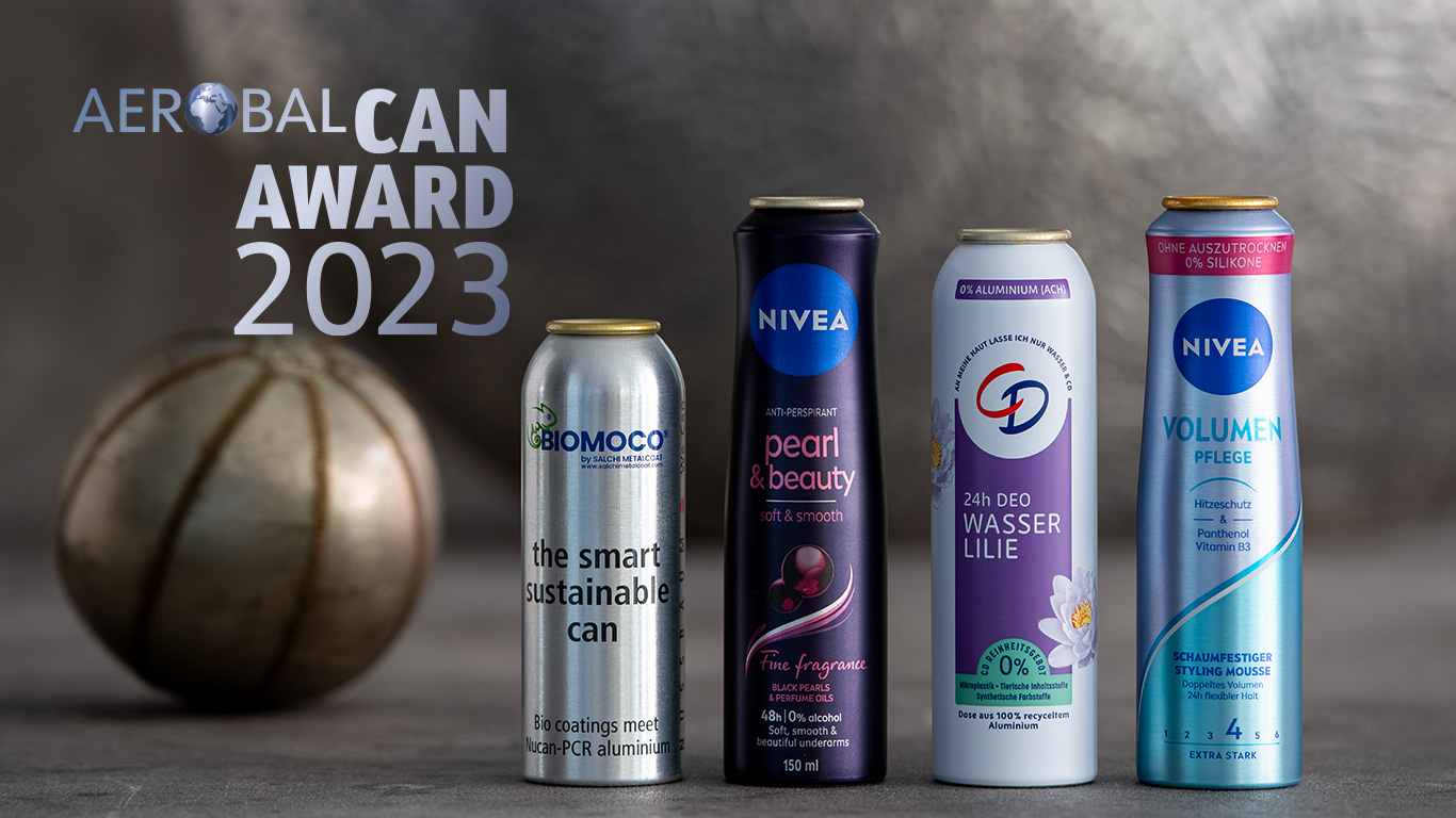 High-grade premium packaging: Aluminium aerosol cans - Aerobal